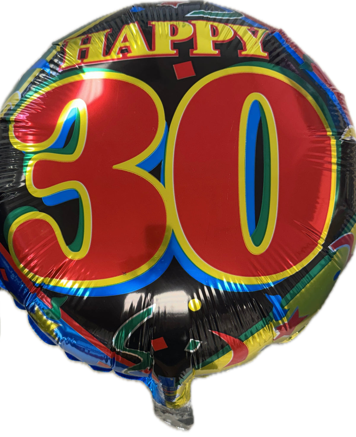 18 inch HAPPY 30 — Balloon World Orlando