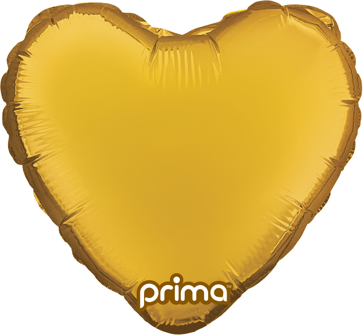 Prima 9" Gold Heart Balloon 6ct — Balloon World Orlando