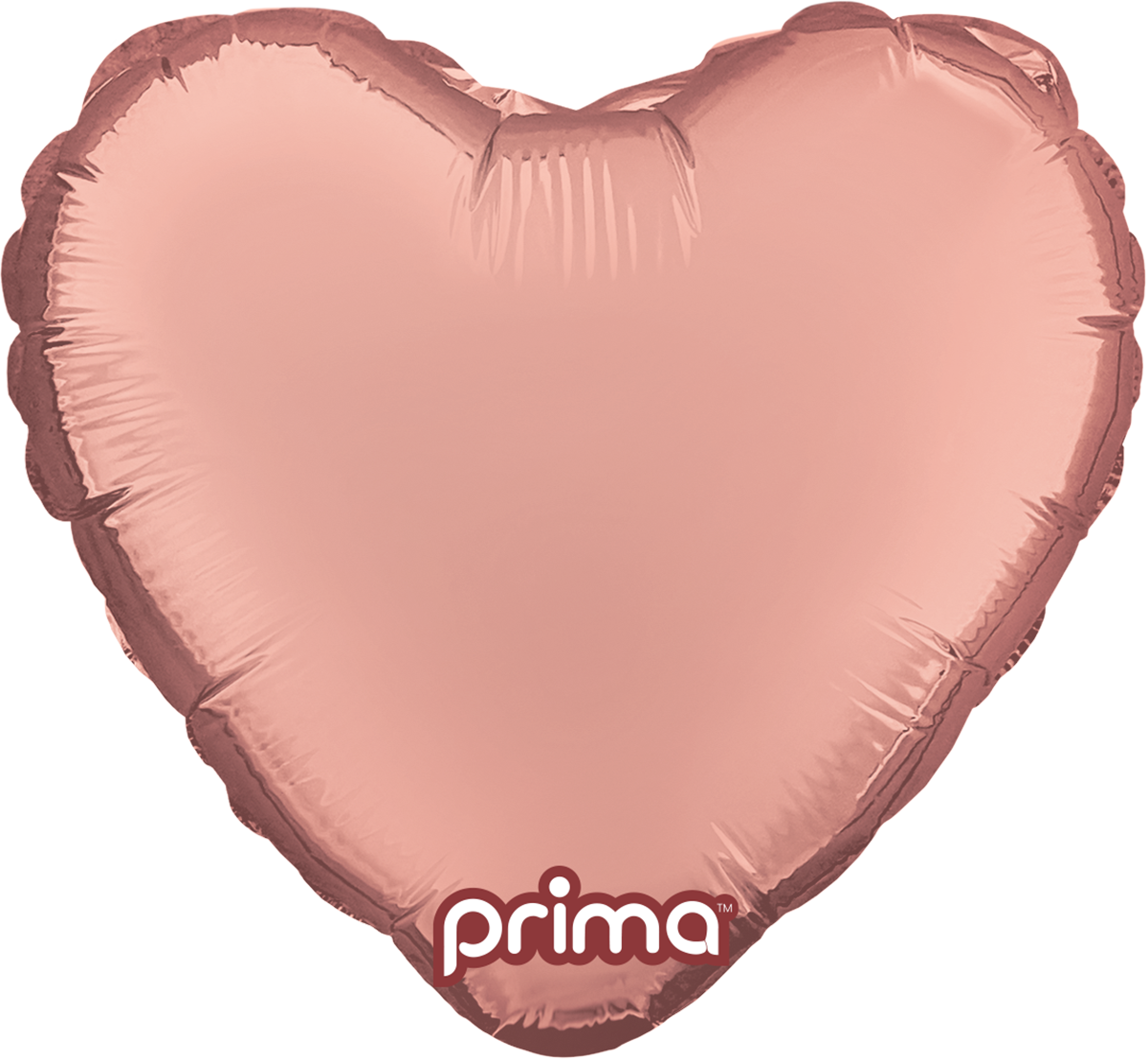 Prima 9" Rose Gold Heart Balloon 6ct — Balloon World Orlando