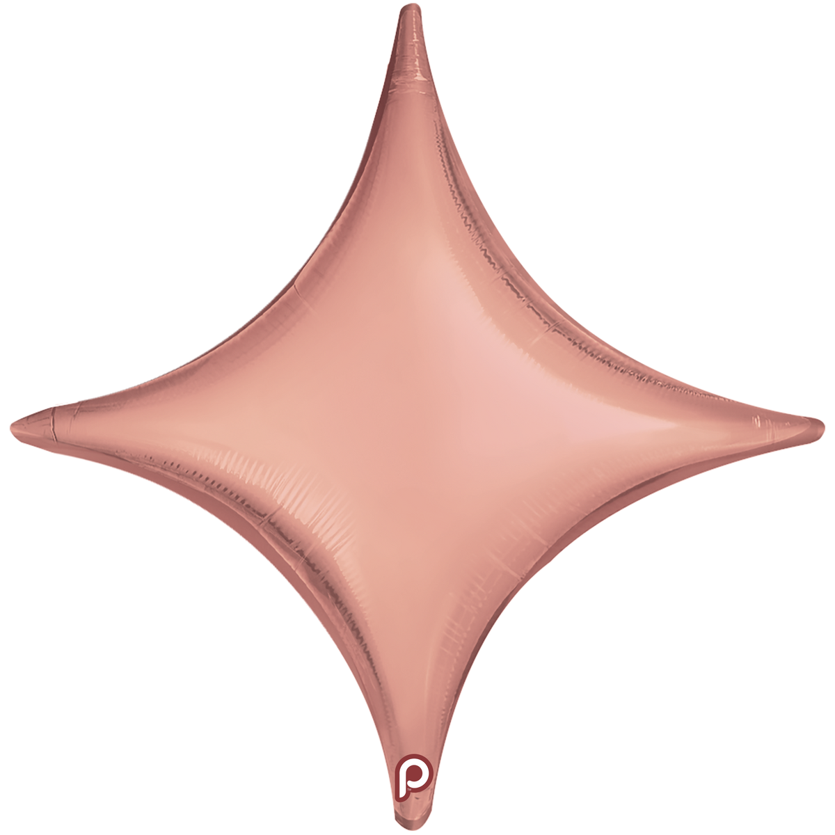 Prima 18" Rose Gold Star Point 5ct — Balloon World Orlando