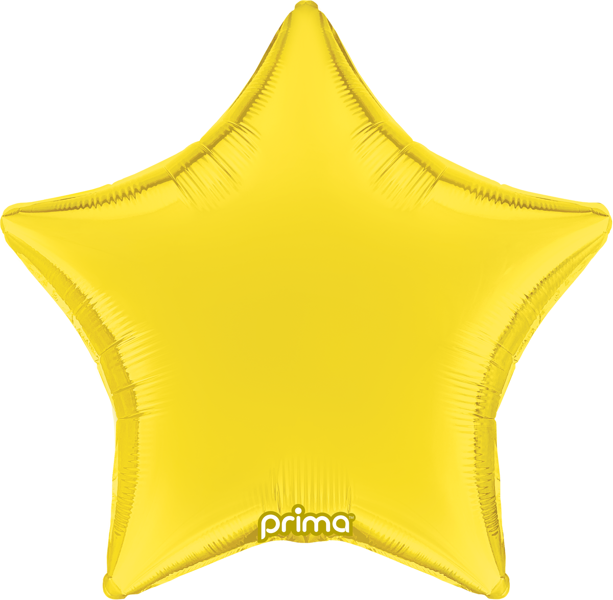 Prima 18" Yellow Star Balloon — Balloon World Orlando