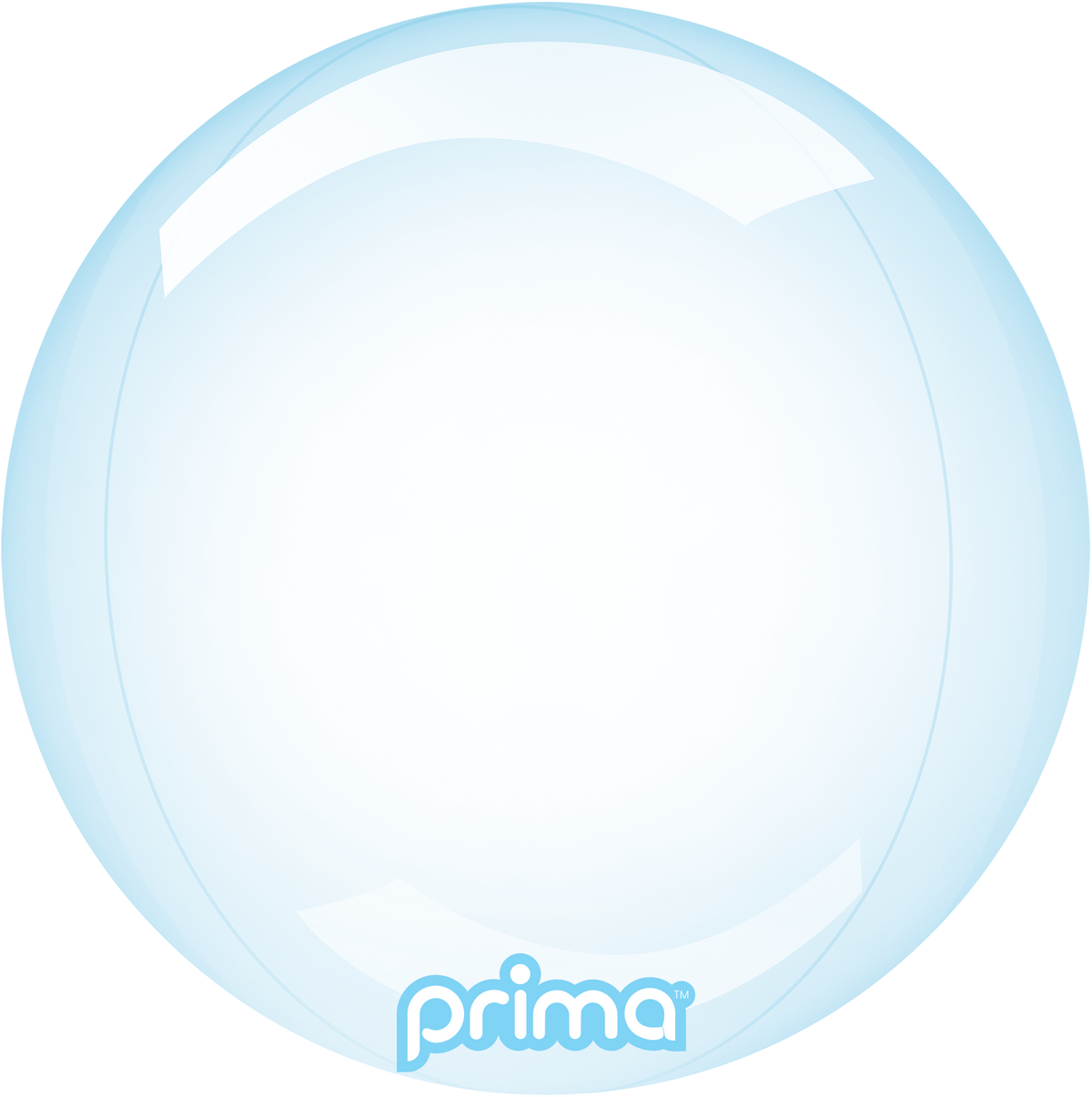 Prima 10" Blue Glass Sphere Balloon — Balloon World Orlando