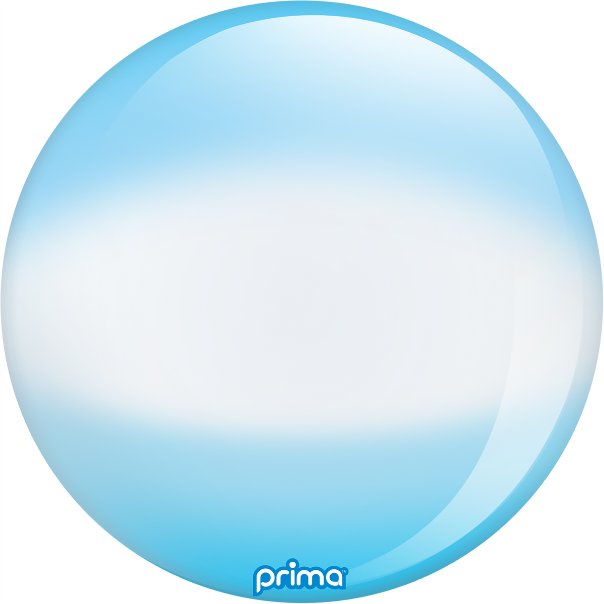 Prima 20” Blue Halo Sphere Balloon — Balloon World Orlando