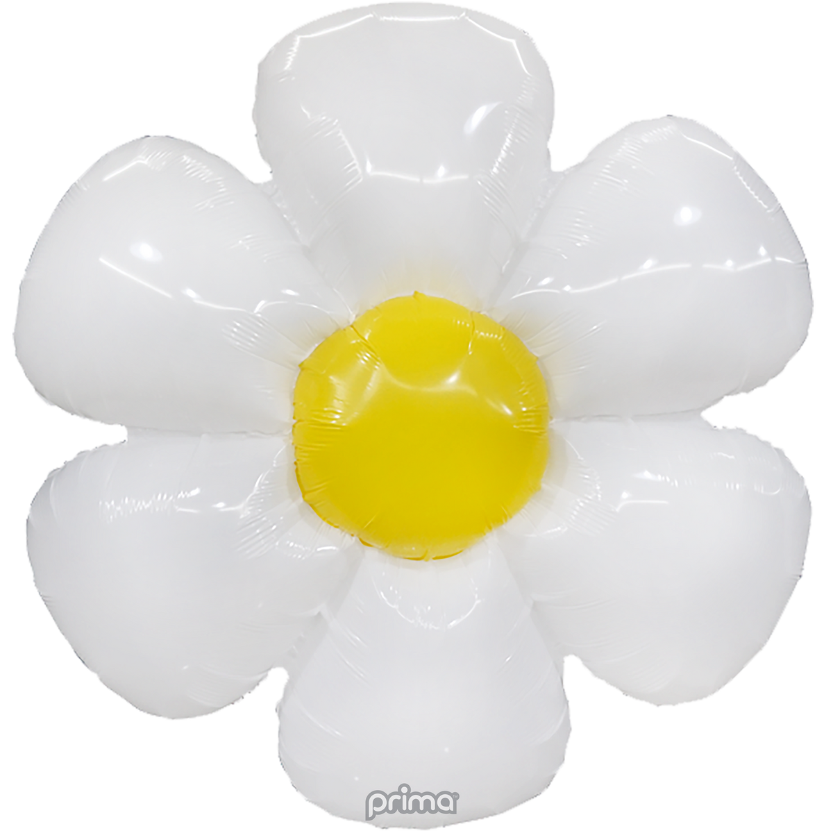 Prima 24" White Daisy Air-Filled Balloon — Balloon World Orlando