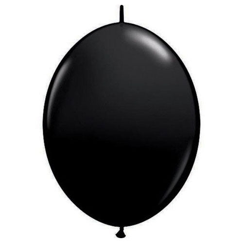 6 inch QUICKLINK - ONYX BLACK — Balloon World Orlando